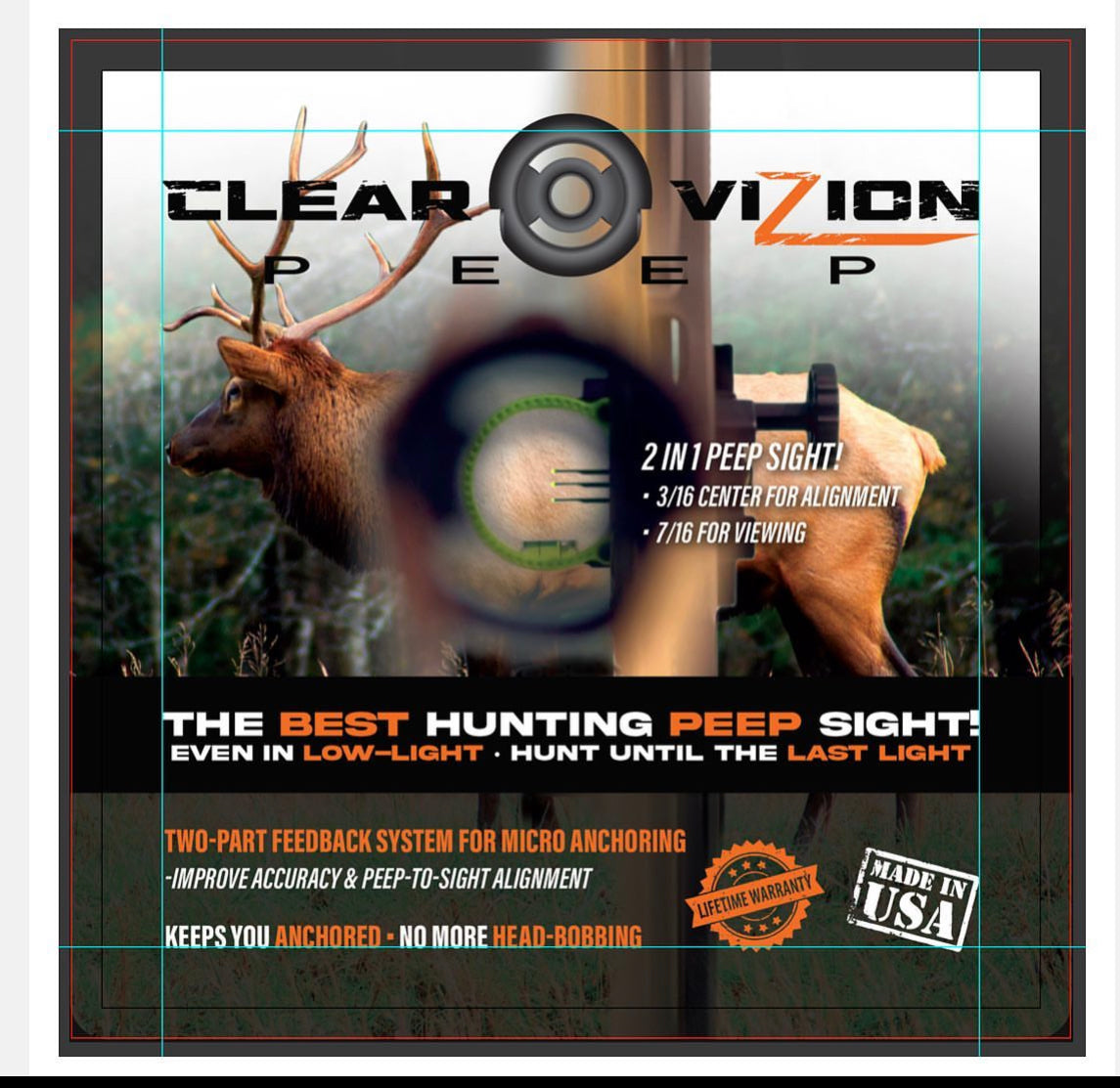 Clear Vizion Peep 3/16 – Rangeviewer